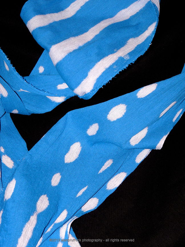 fundoshi fabric photos and more: Blue Gauze Fundoshi - Dots and Dashes ...