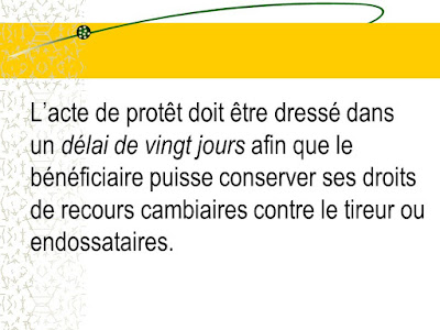 French Vocabulary Illustrated: protêt (crédit)