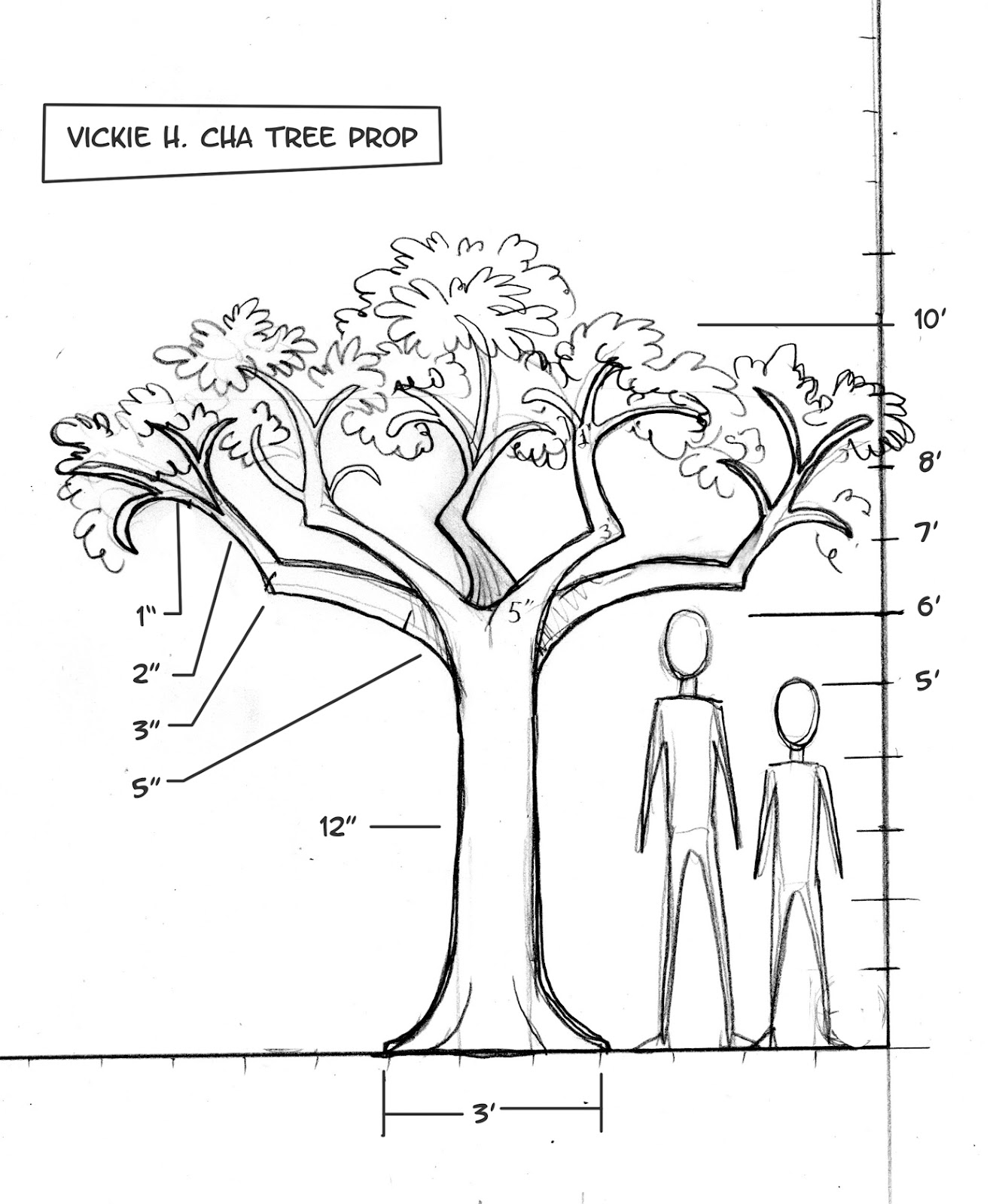 DAVE LOWE DESIGN the Blog: Making a Tree Prop: Part One