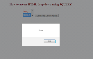 JQUERY And Javascript Tutorials: Get Selected Value in DropDown JQuery