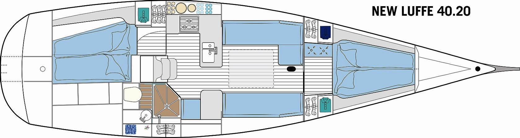 Interesting Sailboats: LUFFE 40.20: NARROW, FAST, BEAUTIFUL AND CLASSIC