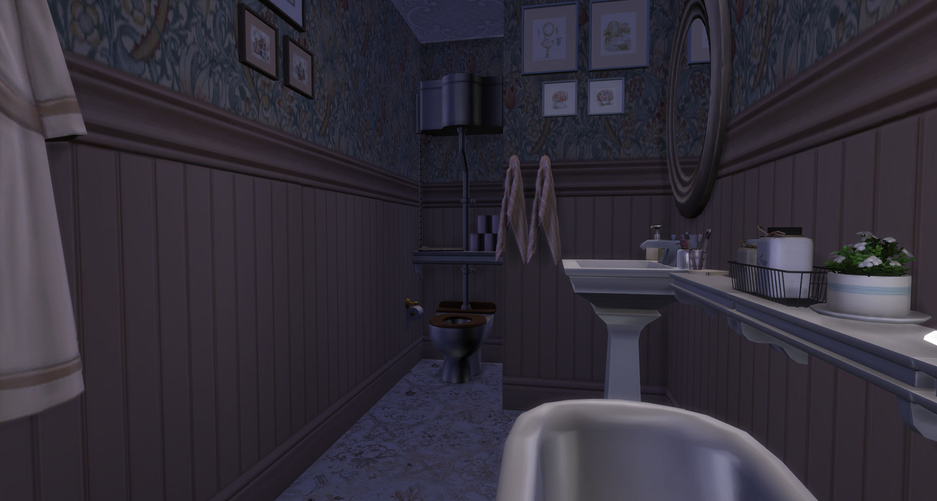 The Sims Powder Room: The Cronhardt