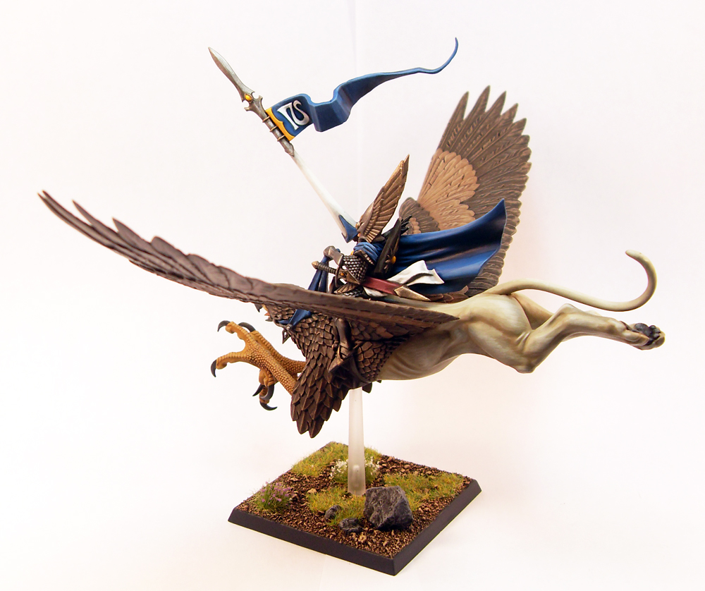 I Mostly Paint At Night...Mostly.: Elf Lord and His Pal Griffon