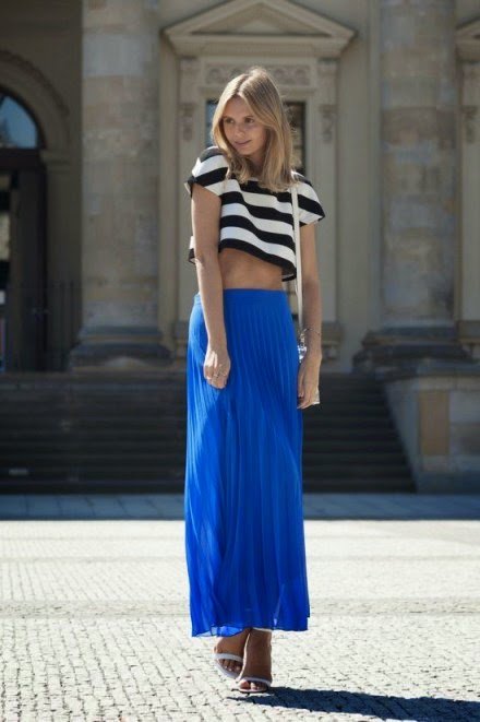 Tipsbykaren Crop Tops Y Maxi Faldas