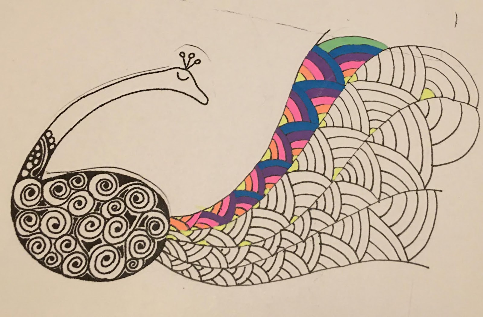 Zentangle Zone: 5/22/20 Shattuck Tangle