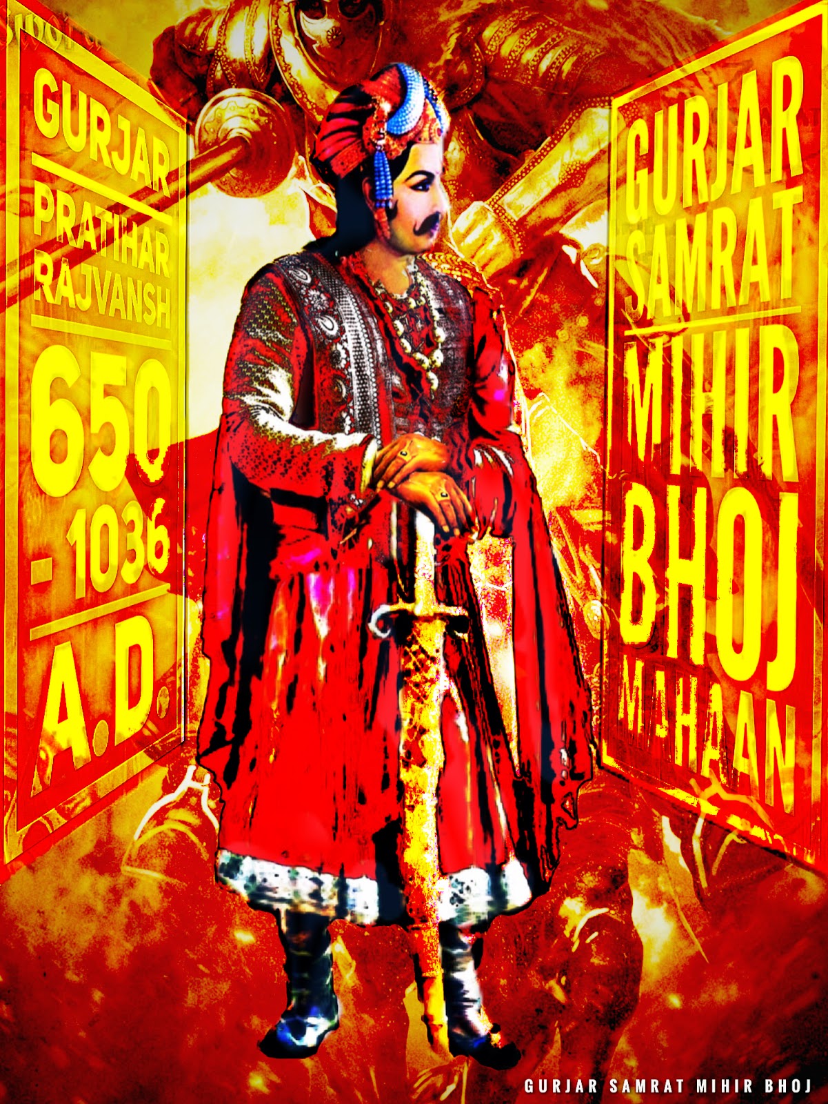 वीर गुर्जर इतिहास / Veer Gurjar History: Gurjar Samrat Mihir Bhoj ...