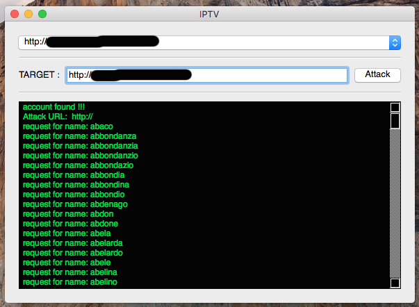 Black Hacking : IPTV Brute Force