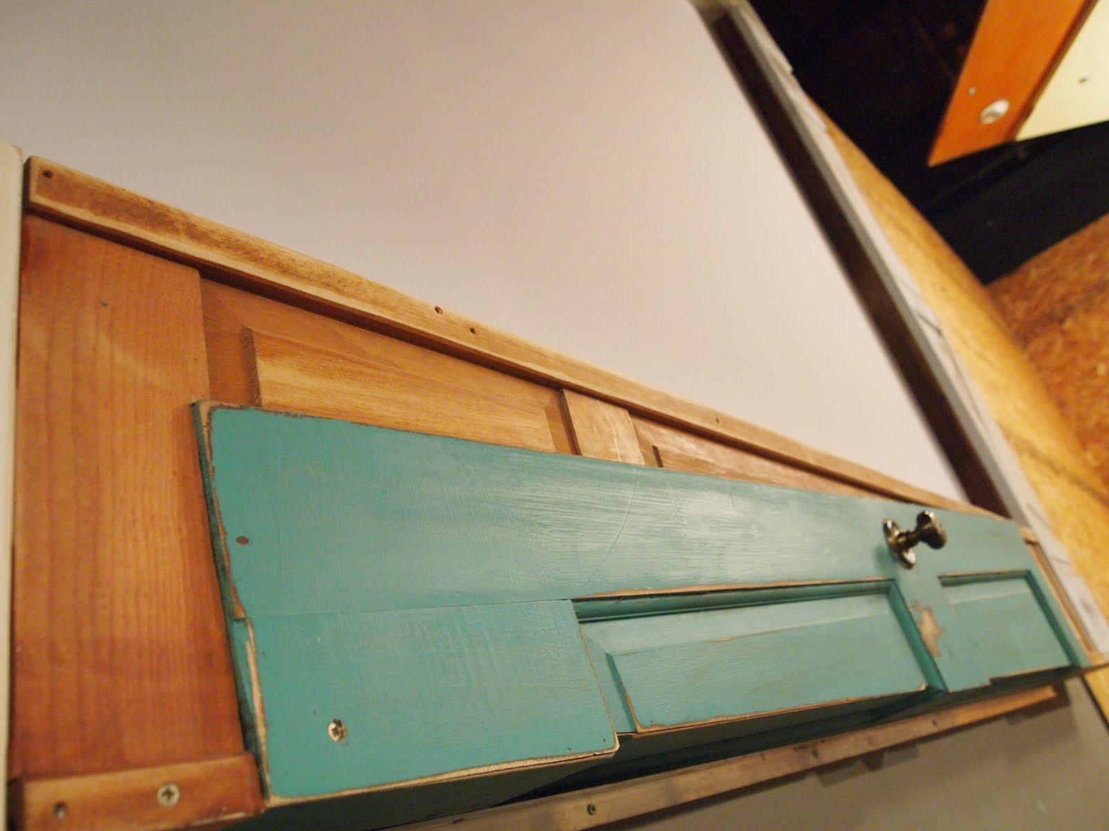 Todd Bougher: Video Projection Screen Frame Made of Doors