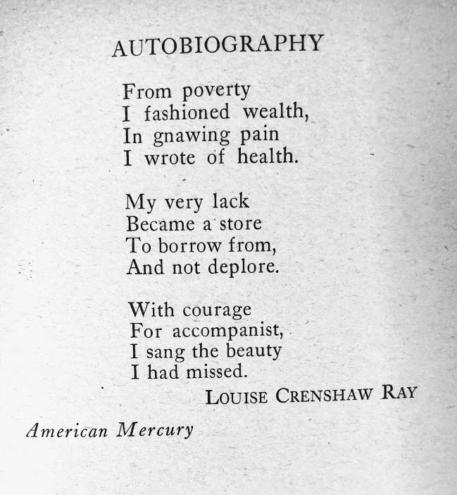 Alabama Yesterdays: Louise Crenshaw Ray's "Alabama Poetry"