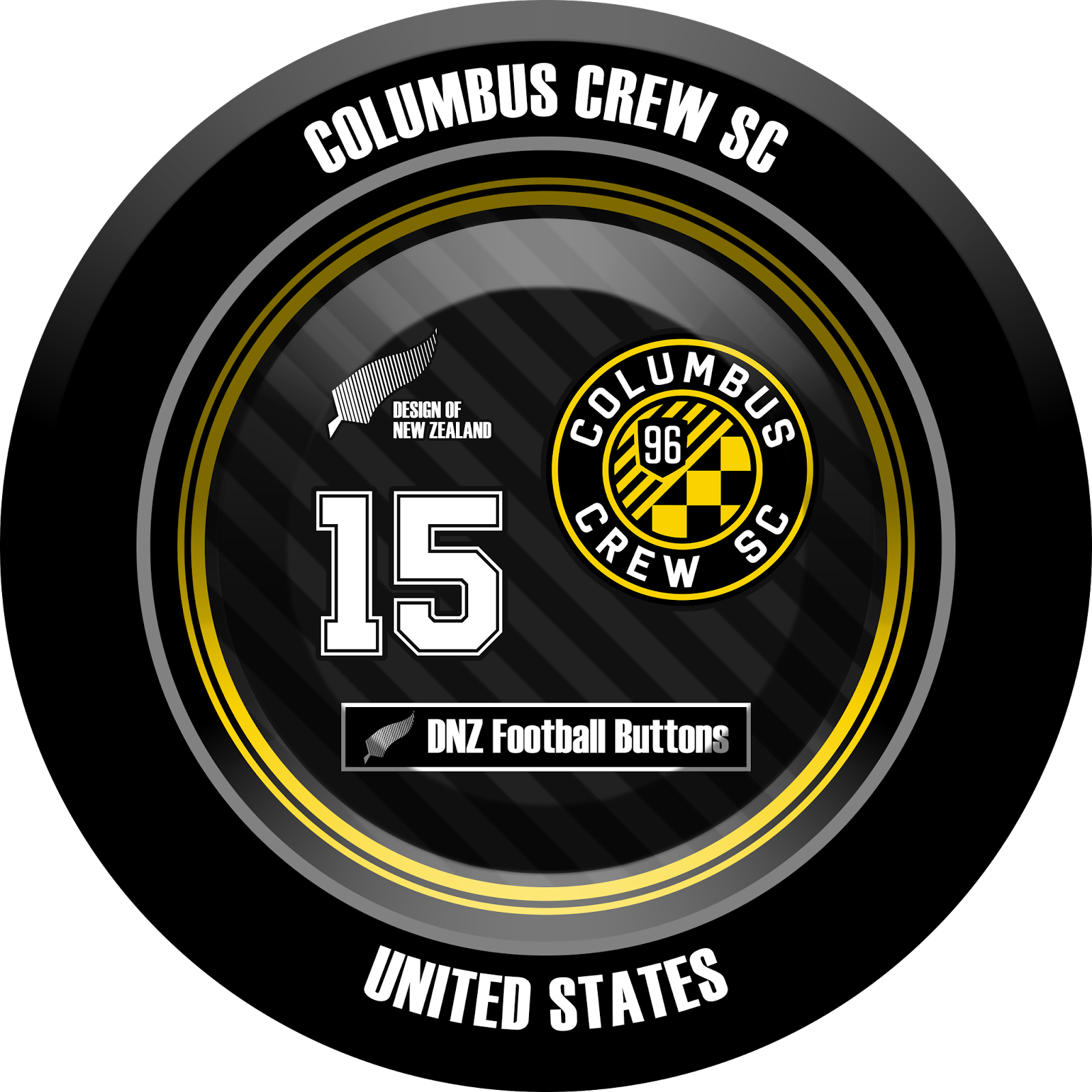 DNZ Football Buttons: Columbus Crew SC