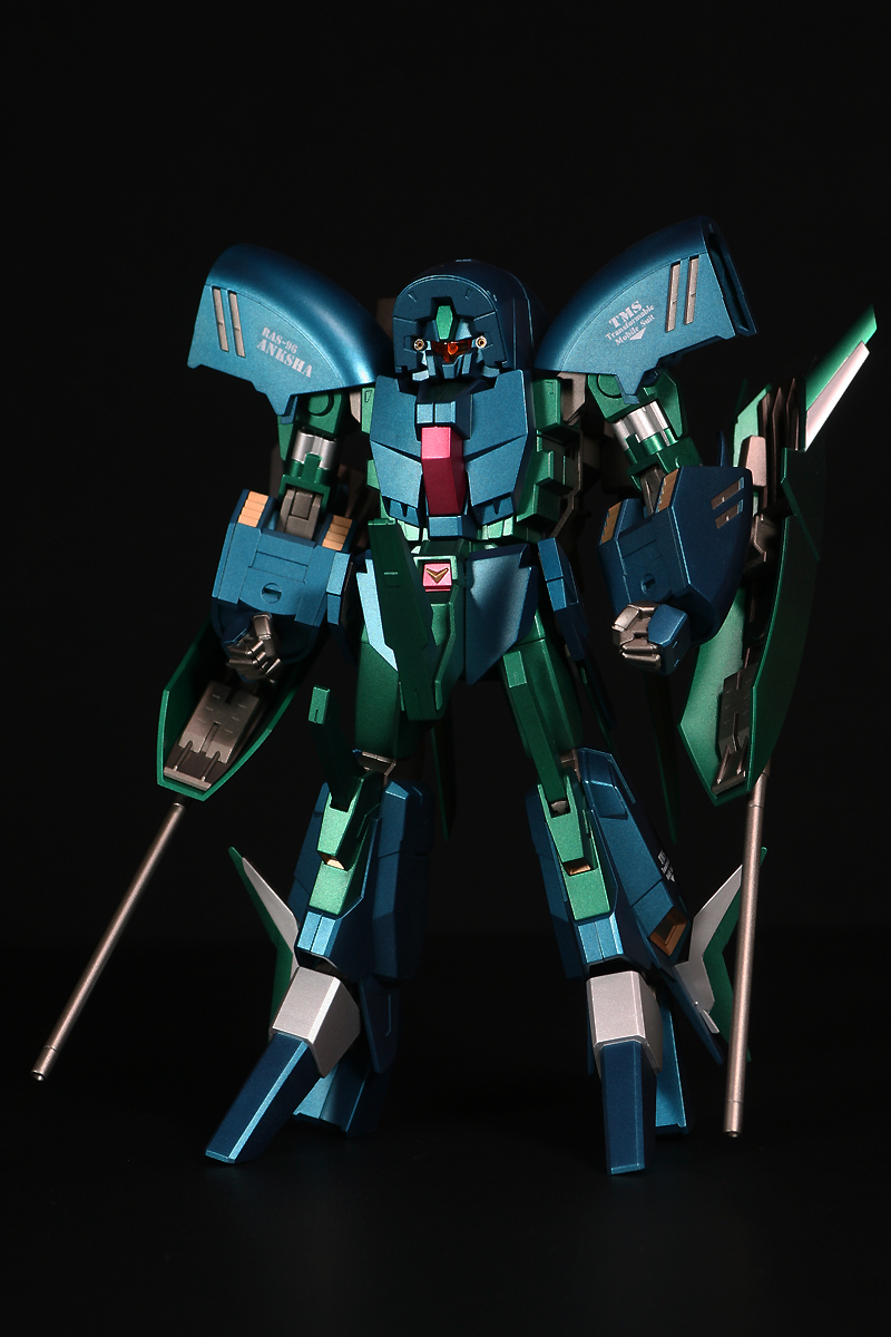 GUNDAM GUY: HGUC 1/144 RAS-96 Anksha - Metallic Color Painted Build