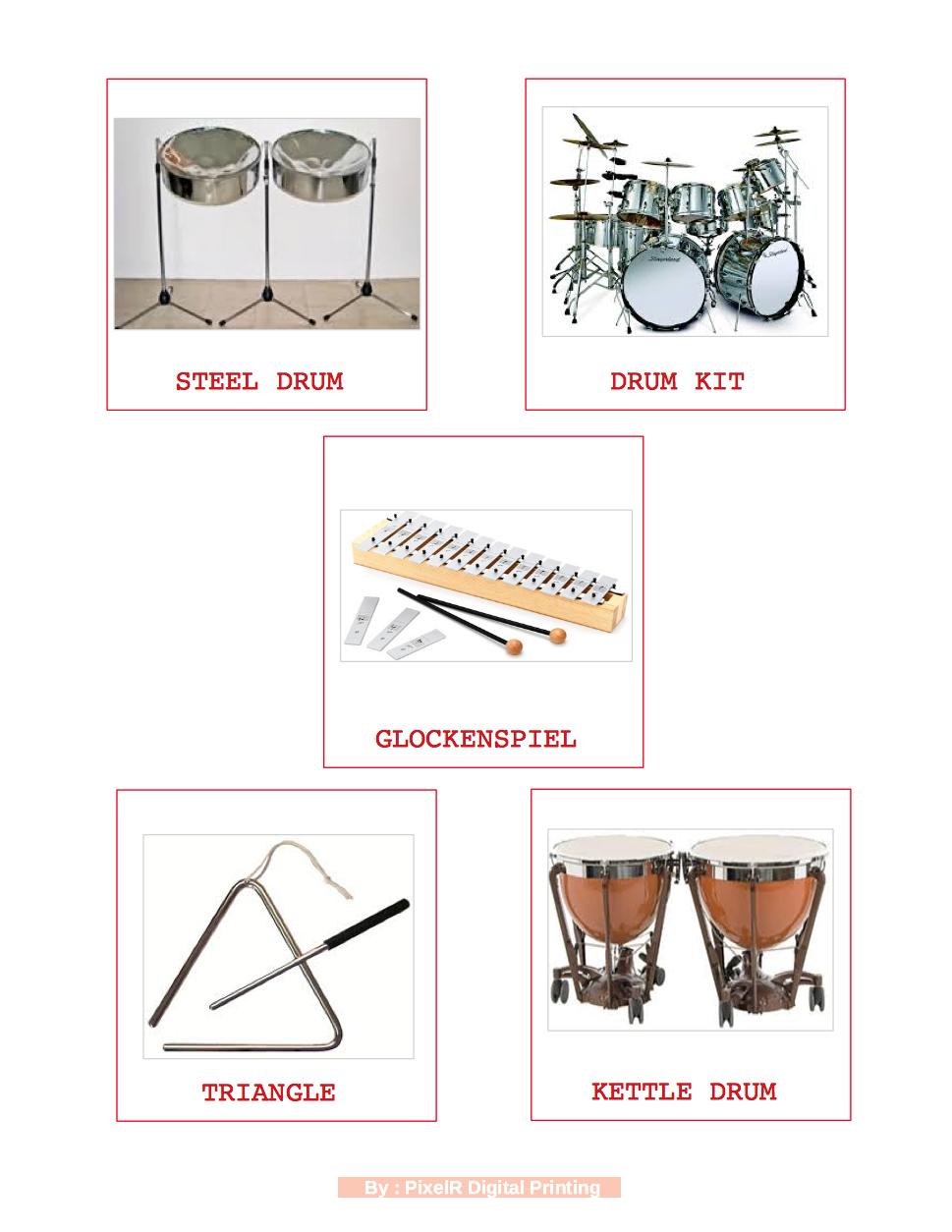 Pixel Help Option: Percussion Family Musical Instrument