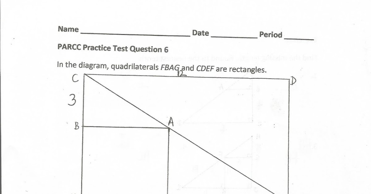 Geometry, Common Core Style: PARCC Practice Test Question 6 (Day 149)