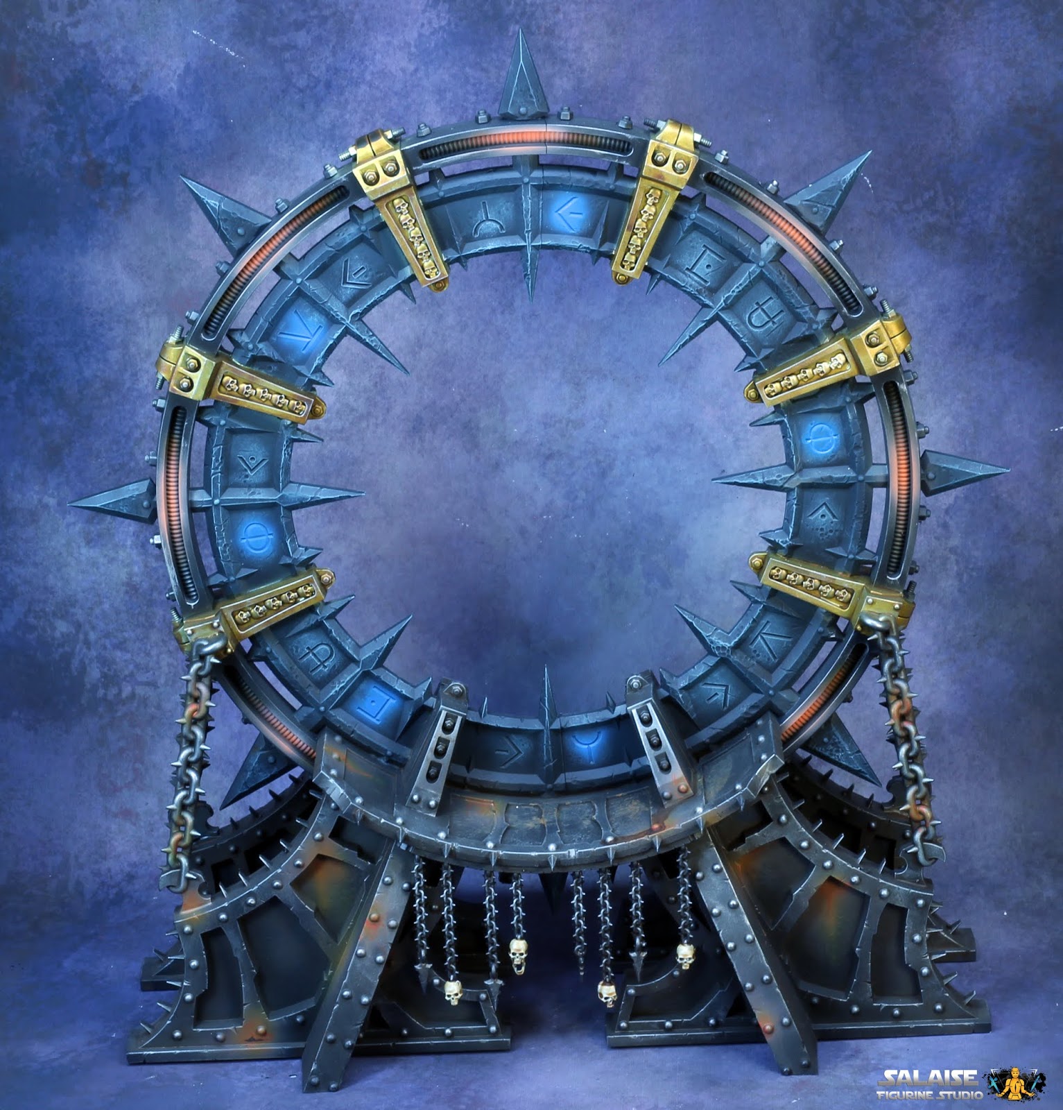 [Scenery] Noctilith crown, space marines du chaos.