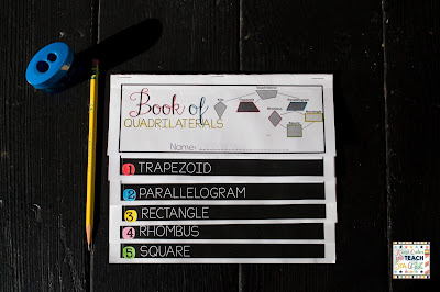 Keep Calm and Teach 5th Grade: Quadrilateral Flip Book - Make Math Easy!