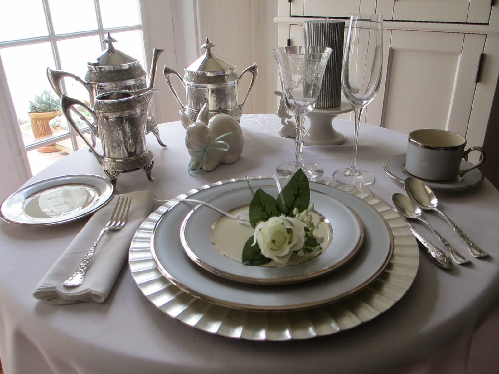 Table for One: Formal Easter Breakfast Table for One