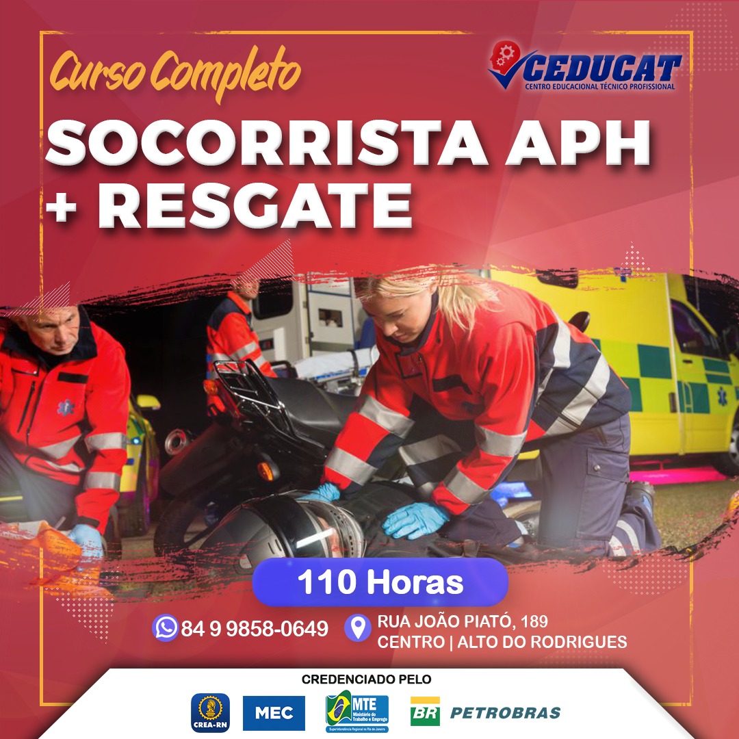altonoticias: OPORTUNIDADE - CEDUCAT abre matrículas os cursos de Socorrista APH + Resgate e ...