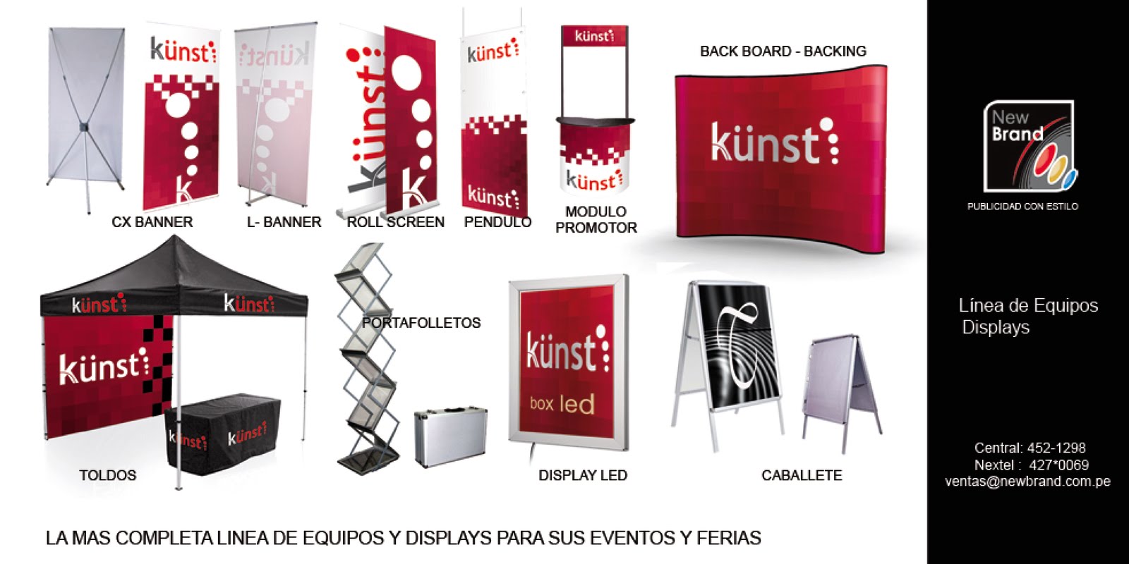 New Brand Publicidad Exterior: Equipos y Displays Publicitarios