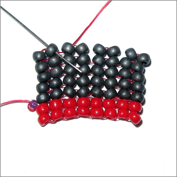 Operation Tackle That Bead Stash!: Basic Stitch Tutorial - Herringbone Stitch