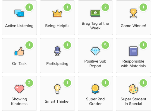How I Use Brag Tags AND Class Dojo Together - Teaching in Stripes