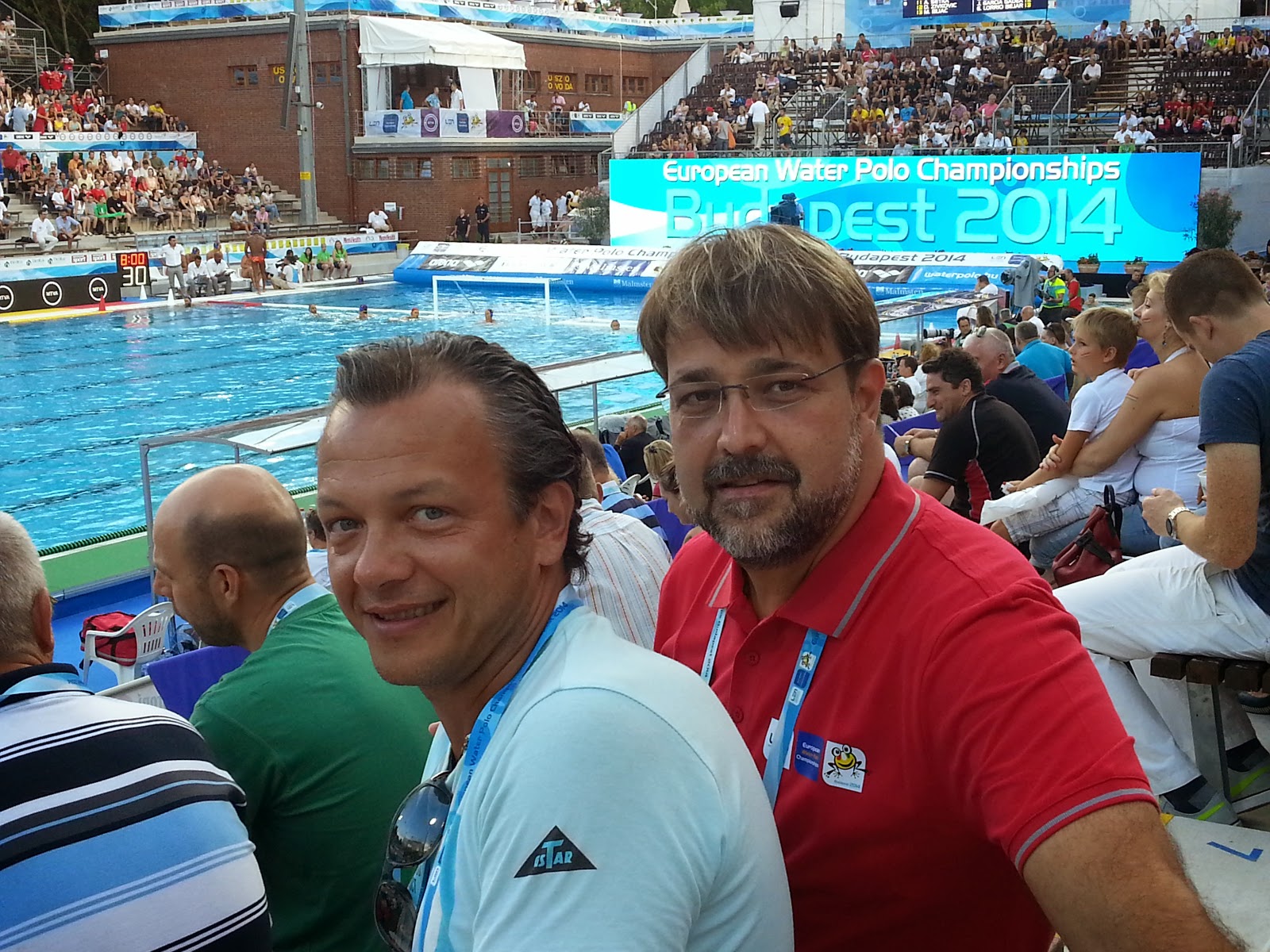 Árbitros de Waterpolo: Day by day ,Budapest 2014 Martes 15/07/14