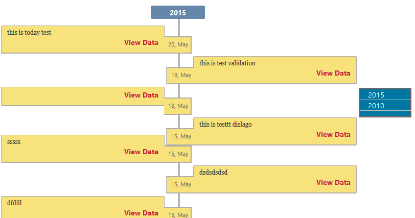 Software Developer: Jquery vertical Timeline in ASP.NET C#
