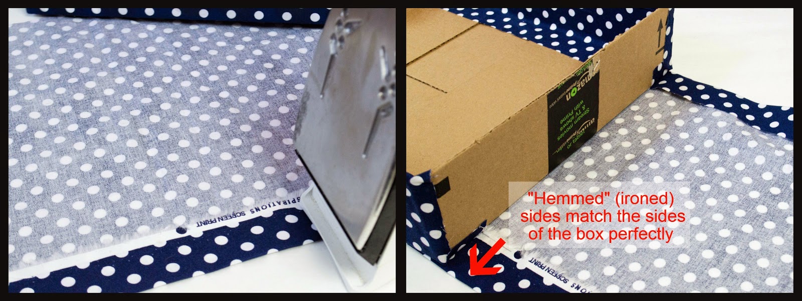 Entertaining Grace: DIY Fabric Covered Storage Boxes