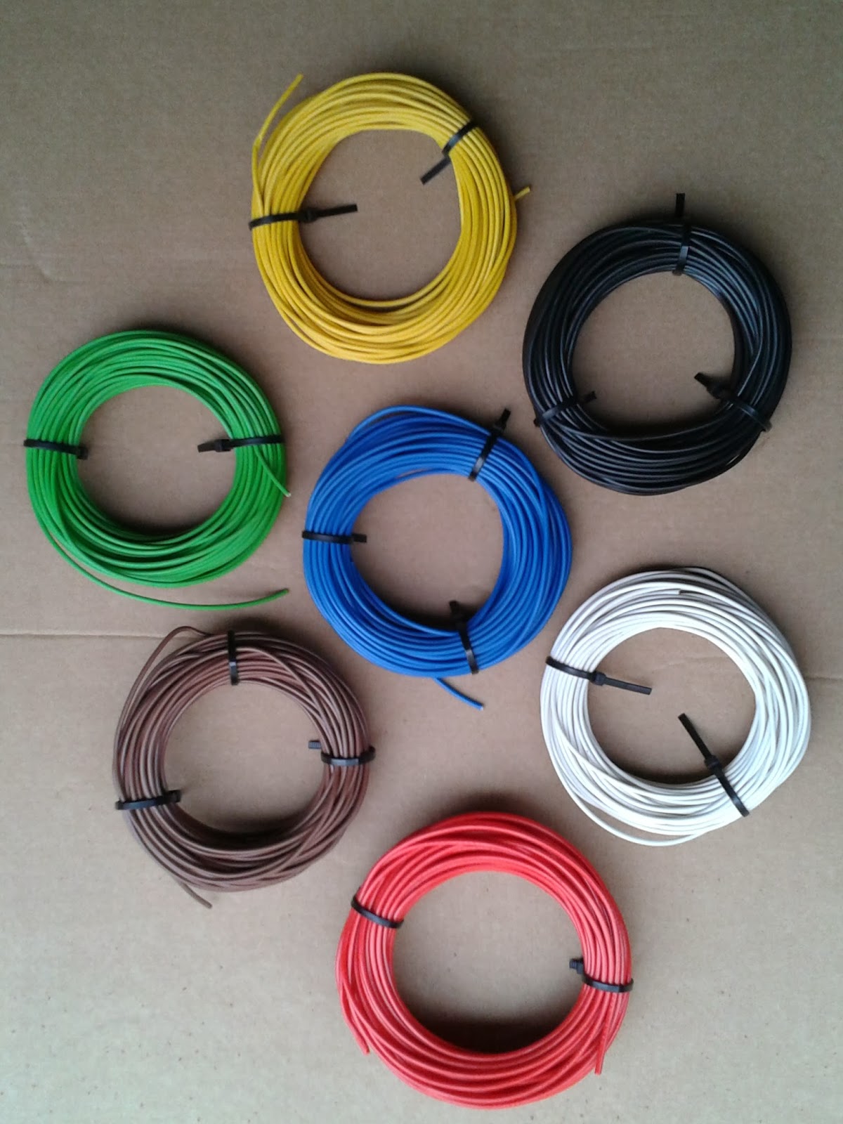 Peças para motorizadas clássicas: Fio condutor 1,5mm p/ instalação ...