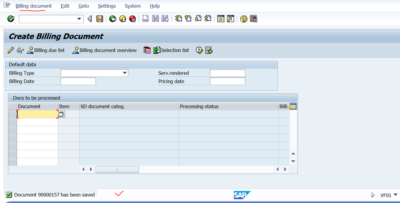 Techsap Creating A New Billing Output Type And Assigning It To The Output Determination