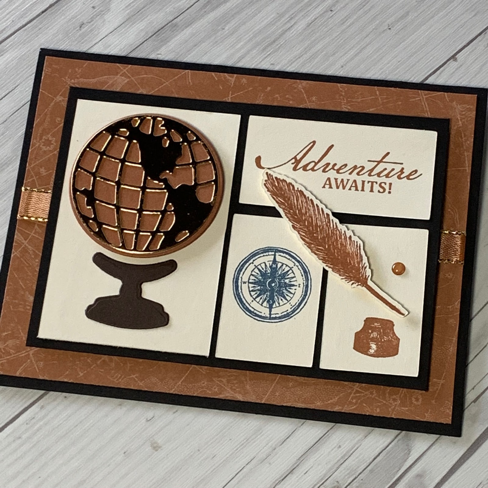 Masculine card ideas using Beautiful World Stamp Set | Stamped ...