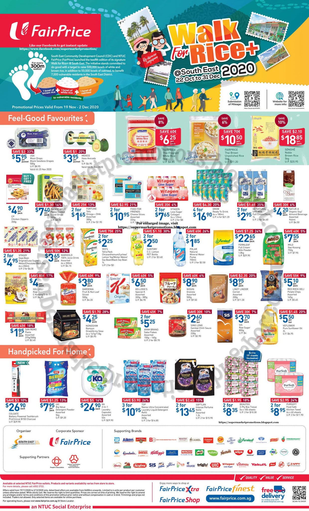 NTUC FairPrice Walk For Rice Promotion 19 November - 02 December 2020 ...