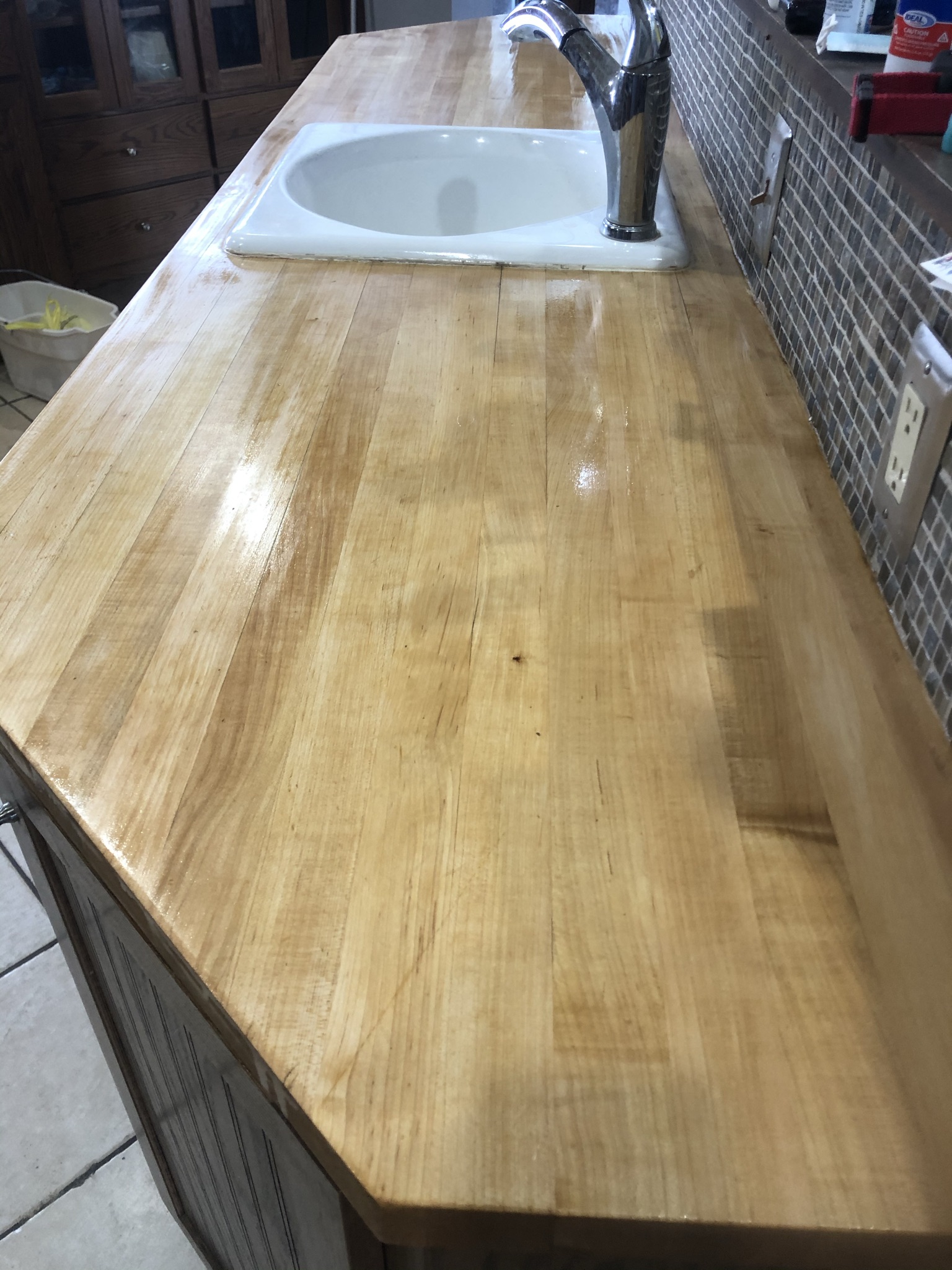 Refinishing Butcher Block Countertops