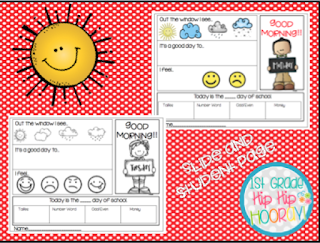 1st Grade Hip Hip Hooray!: Morning Meeting...Daily Calendar
