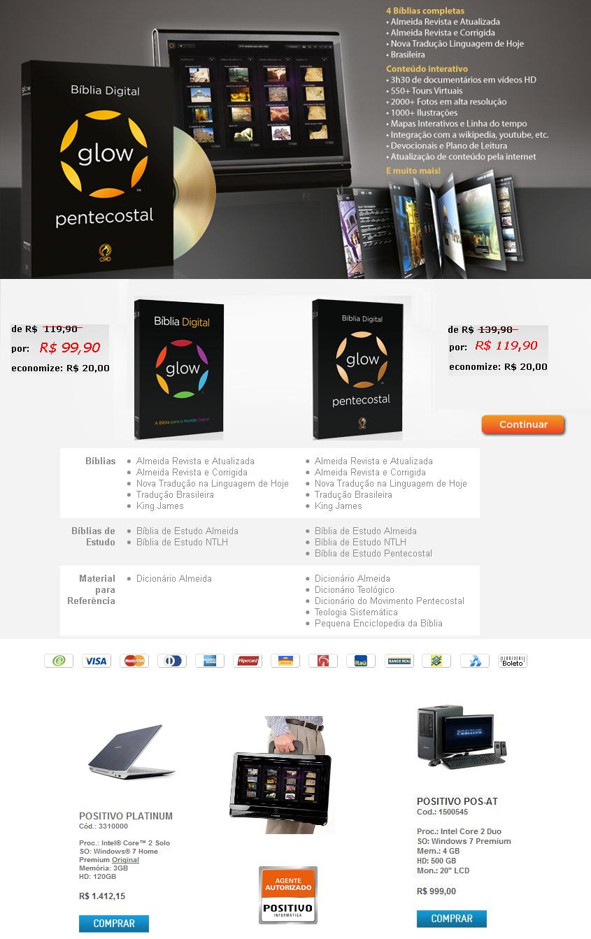 Bíblia Digital Glow: Perguntas Frequentes