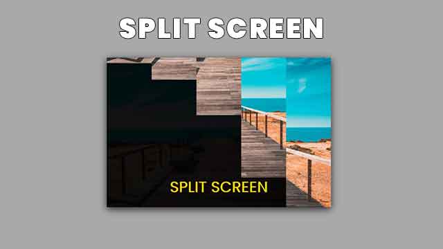 Stunning Split Screen Image Hover Effect