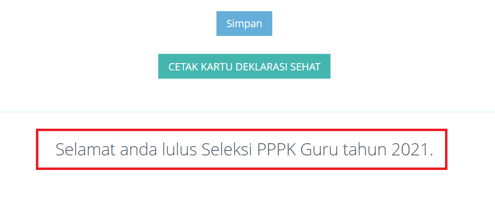 Cek Akun sscasn, Ada Perubahan Hasil Kelulusan Seleksi PPPK tahap 1 - Modul Ajar Kurikulum Merdeka