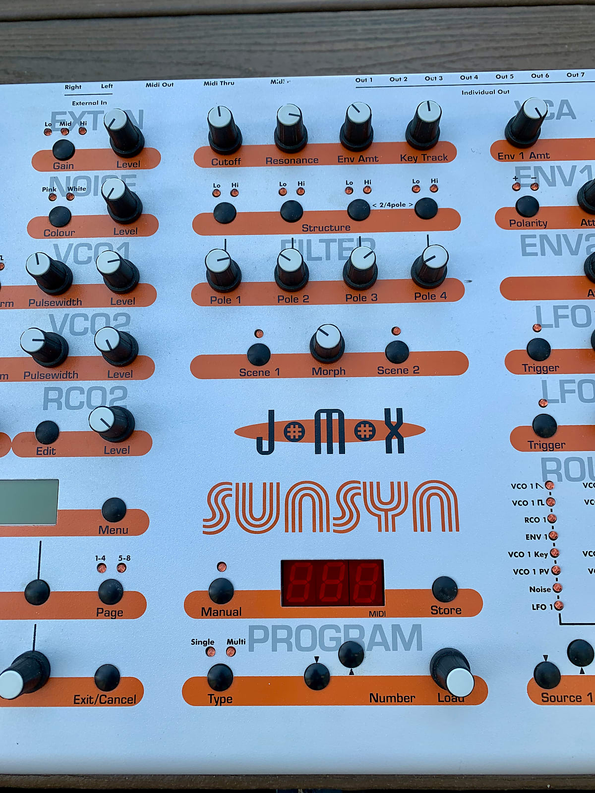 MATRIXSYNTH: JoMox Sunsyn (Rev 2.02) SN 0050