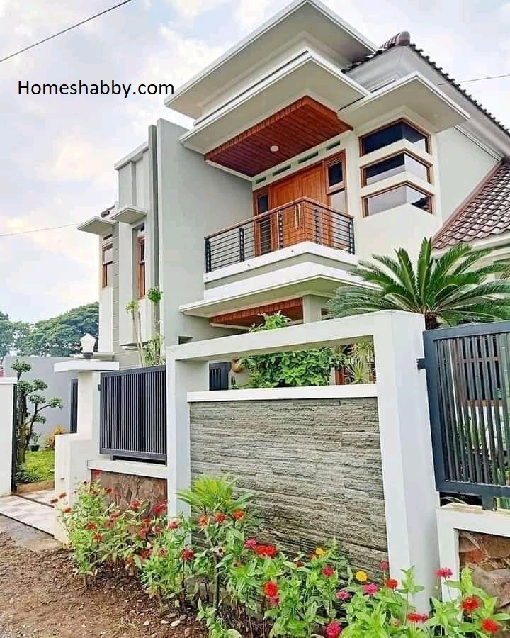 Inspirasi Desain Fasad Rumah Minimalis 2 Lantai Yang Memukau ...
