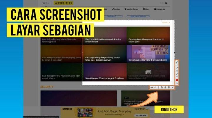 Cara screenshot layar komputer dengan ukuran bebas di Windows & Mac OS ...