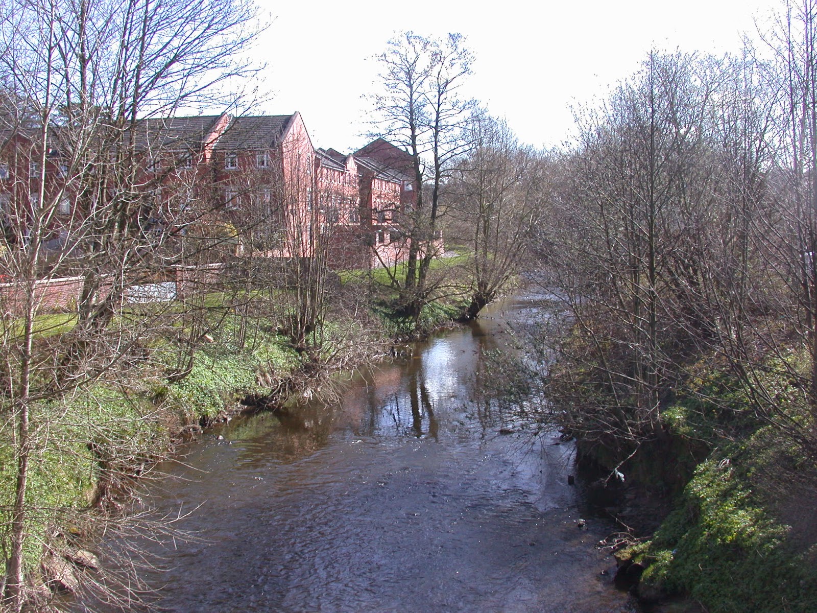 Andrew Simpson: Silk Mills and workman's cottages, down by the river ...