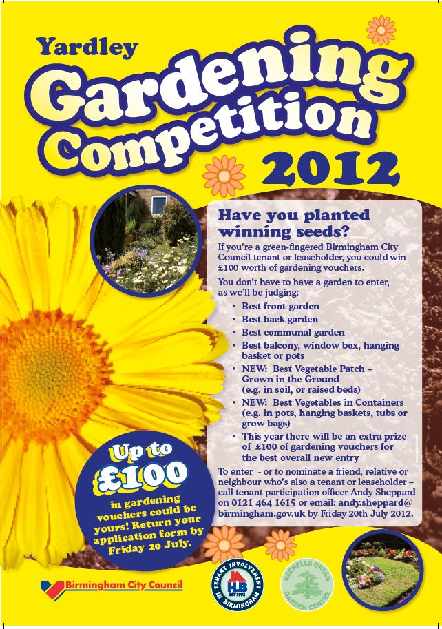 John O'Shea: Yardley Gardening Competition