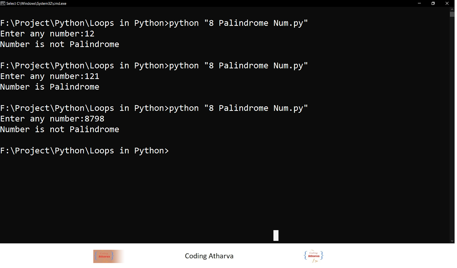 13 Program That Takes A Number And Checks Whether It Is A Palindrome Or