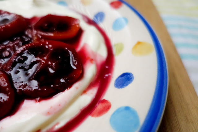 the indolent cook: ginger-honey poached tamarillo compote