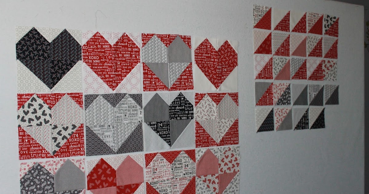 SunShine Sews...: Valentines Quilt Block - WIP