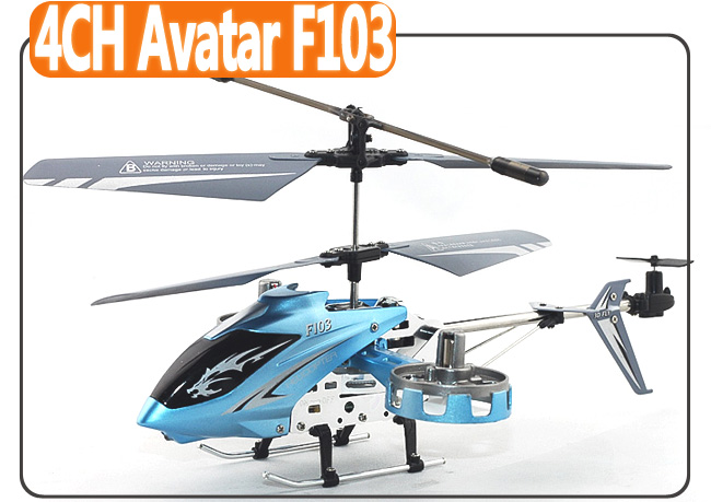 the miscellaneous: All New Blue F103 4 Channel RC Heli