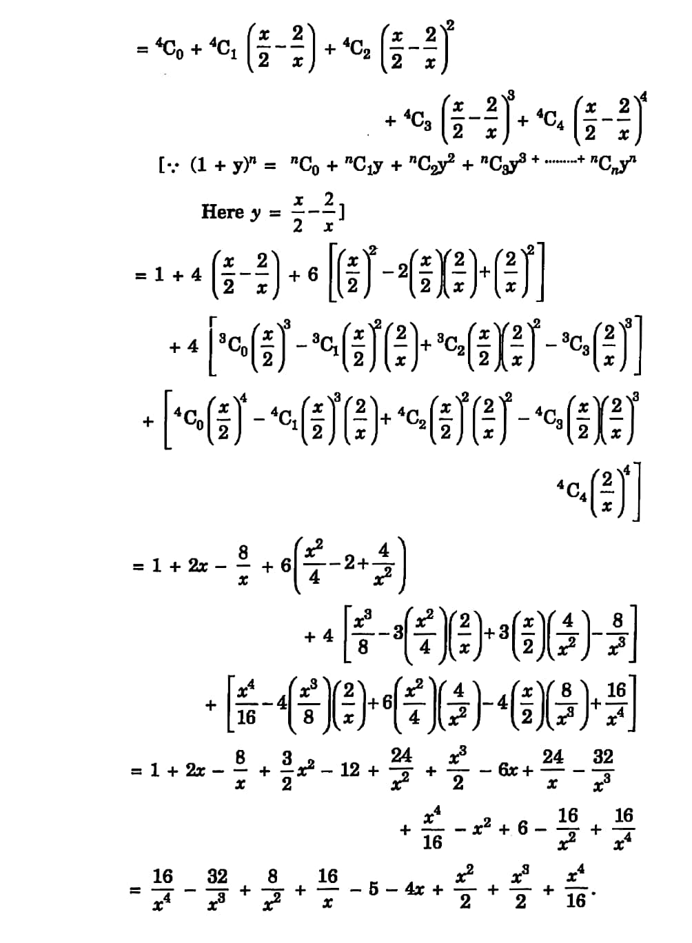 Binomial theorem class 11 math - Studypur