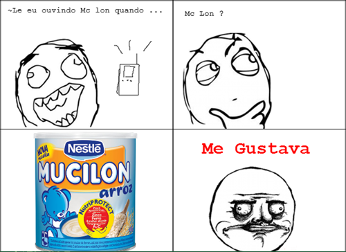 Mucilon ou MC Lon? by: brxamigow | Tem de Tudo Downs