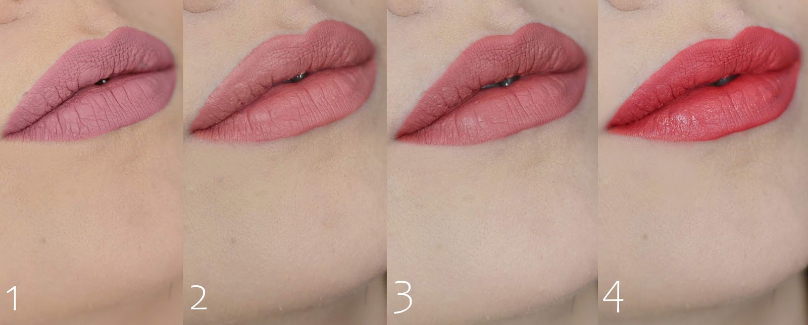 WEGAŃSKIE POMADKI GOLDEN ROSE MY MATTE LIP INK | SWATCHE WSZYSTKICH ...