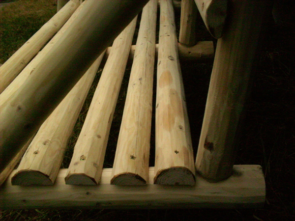 Mobilier Gradina Rustic: Leagăn rustic de 2 locuri