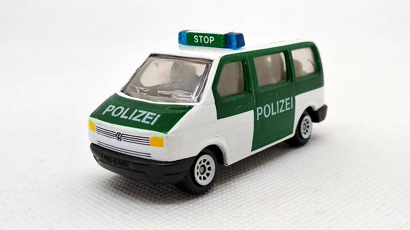 1350 - VW T4 Caravelle - Polizei Mannschaftswagen - von/ab ca.: 1994 - (SIKU SuperSerie)